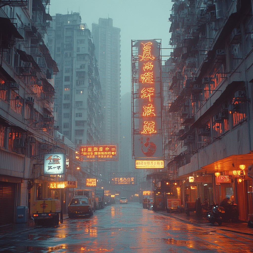 Kowloon Generic Romance Nostalgic Dystopian Love