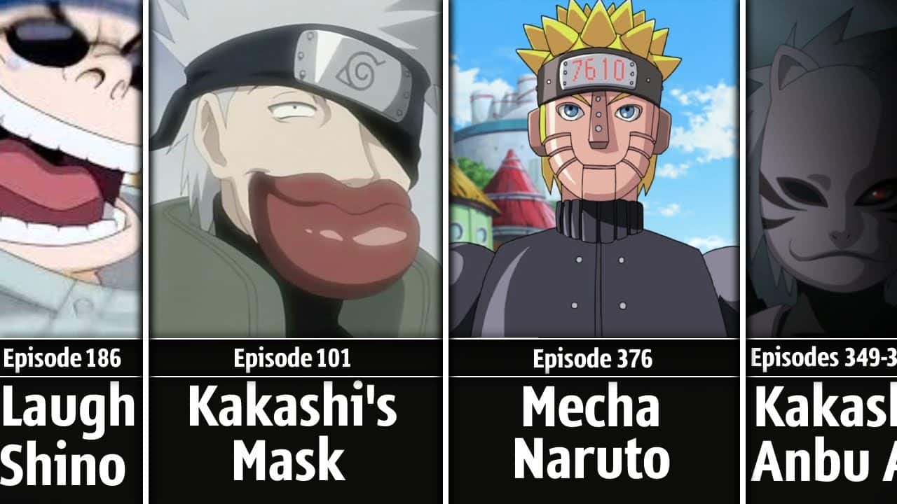 Kakashis Face Reveal In Episode 469 Of Naruto Shippuden List Of Filler