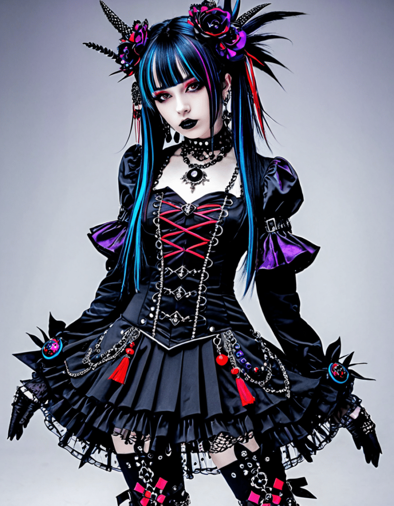 Goth Anime Girl Fascination With Dark Aesthetics And Style