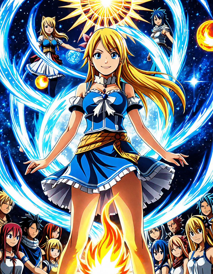Lucy Heartfilia Fairy Tail The Daring Celestial Spirit Mage