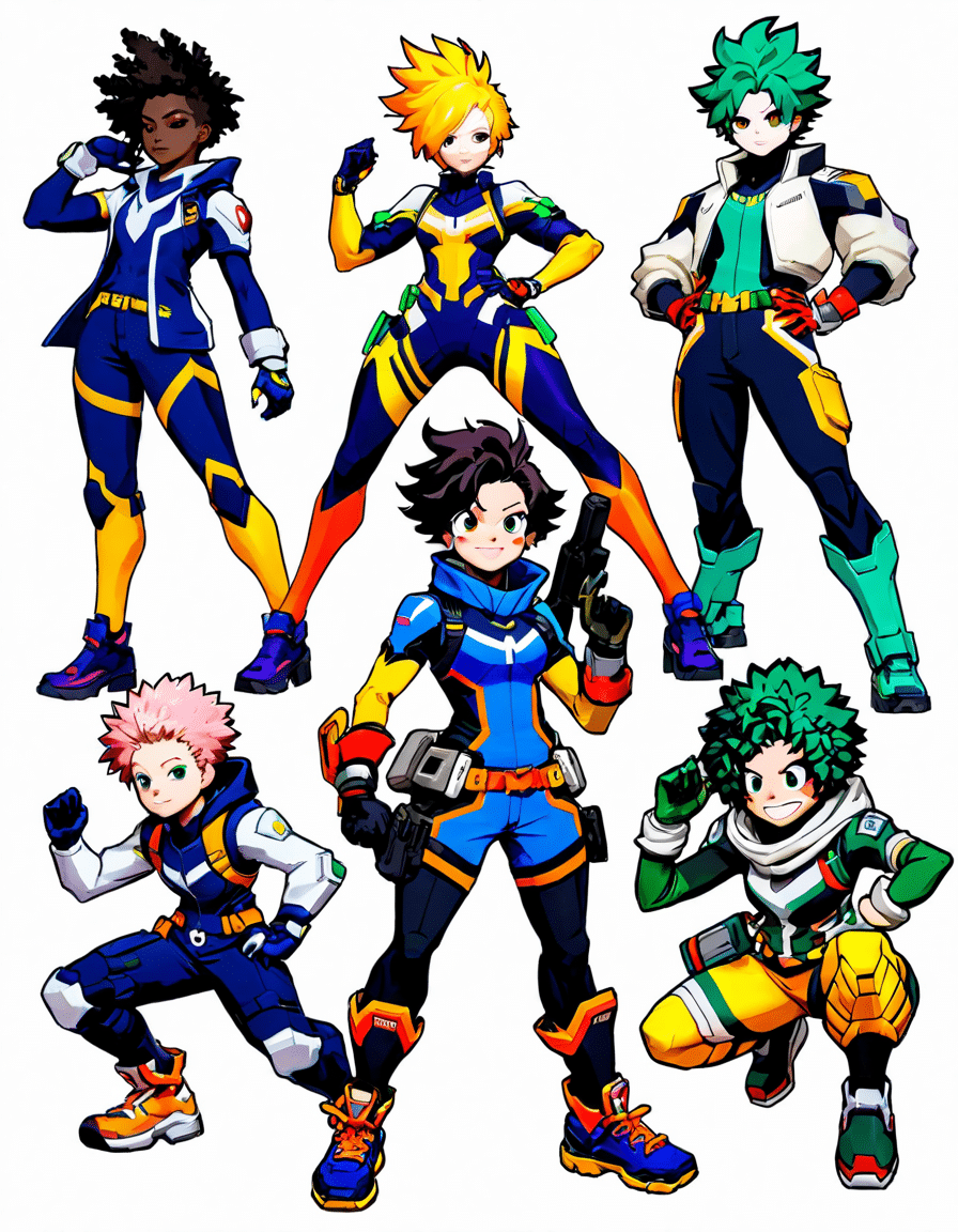 Overwatch My Hero Academia Inspires Epic Fan Art
