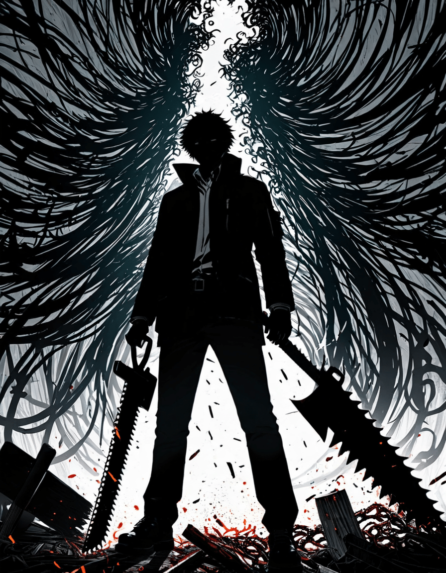 Chainsaw Man Main Character Dives Into Dark Chaos And Devilish Power