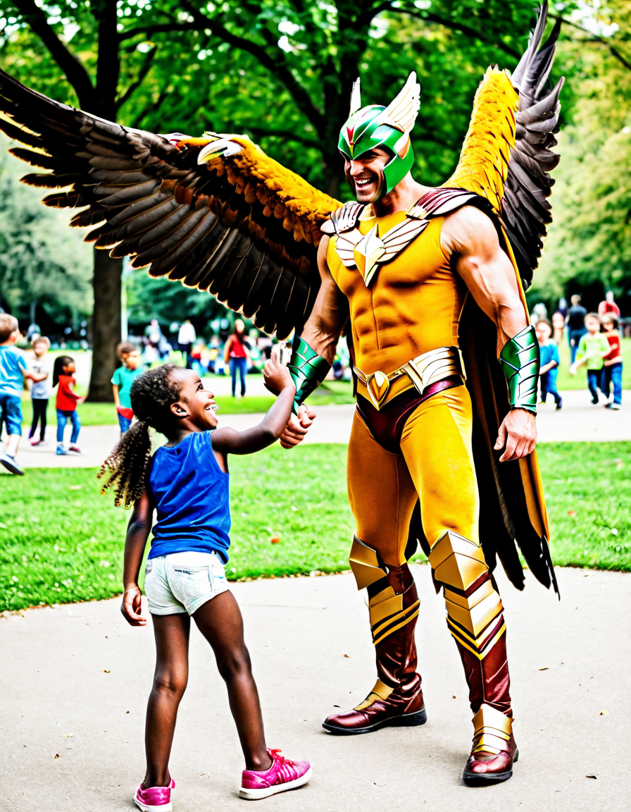Hawkman The Legendary Hero With Incredible Wings