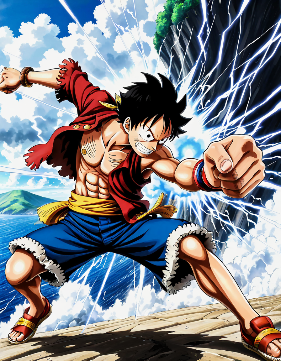 Gear 1 Luffy The Start Of An Epic Adventure In One Piece